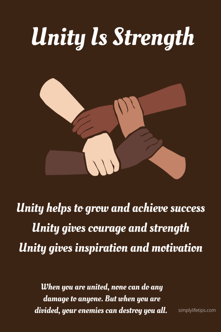 Unity Is Strength: The Power Of Togetherness Unity Is Strength: The Power Of Togetherness